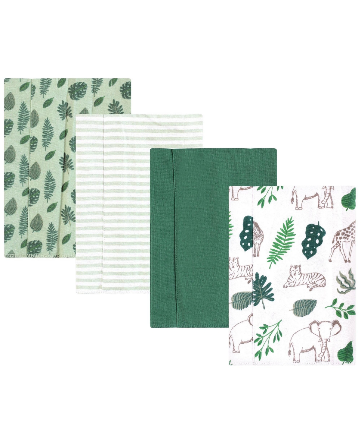 Click here for Hudson Baby Unisex Gentle 4-Pack Cotton-Poly Flann... prices