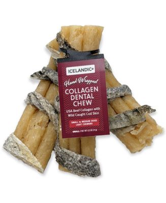 Dental Chew Stick: Beef Collagen Wrapped w/ Fish - 4" - Macy's