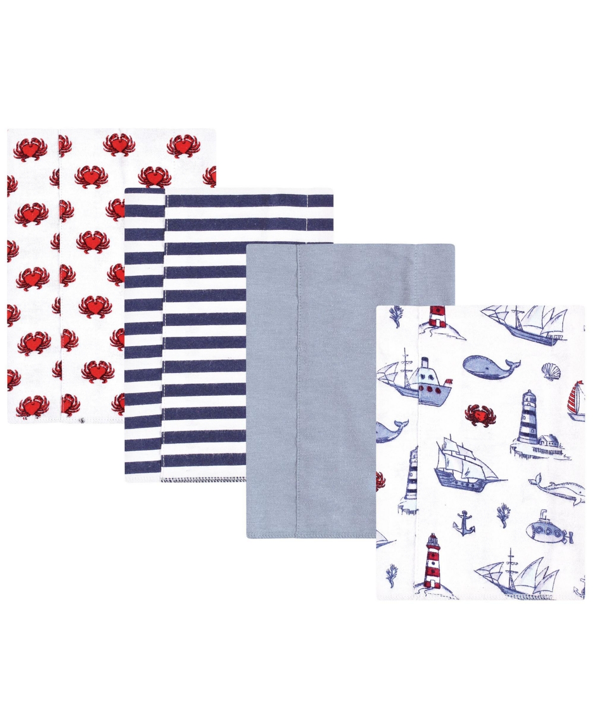 Click here for Hudson Baby Unisex Gentle 4-Pack Cotton-Poly Flann... prices