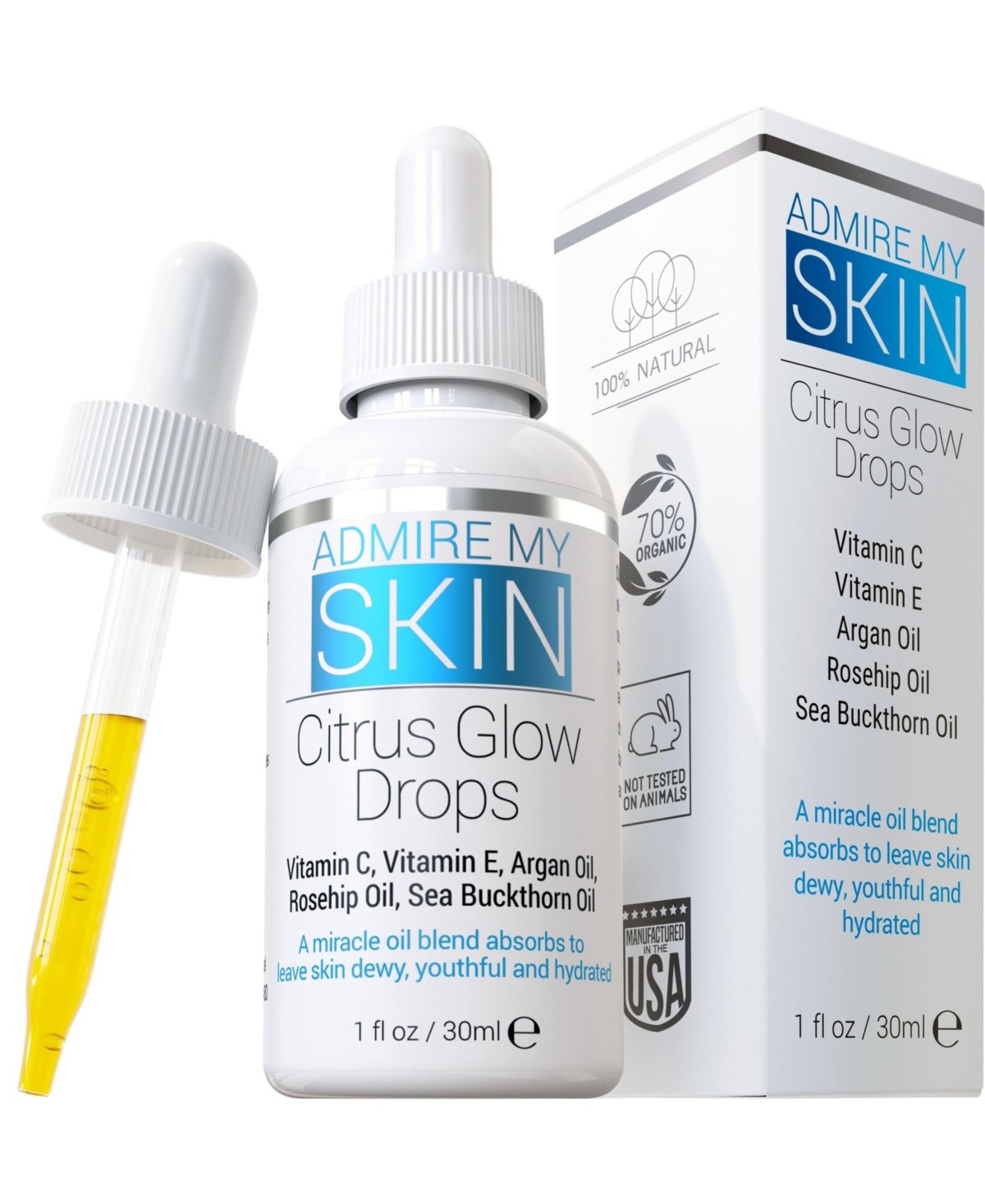 Click here for Admire My Skin Vitamin C Oil Citrus Glow Drops wit... prices