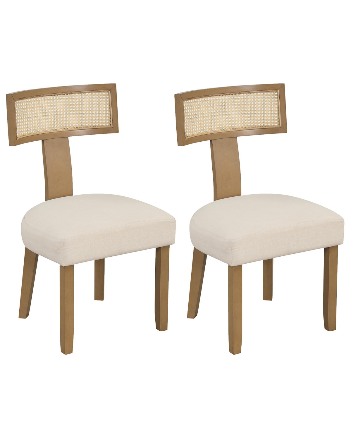 Click here for Gymax Set of 2 Dining Chairs Armless Side Chairs w... prices