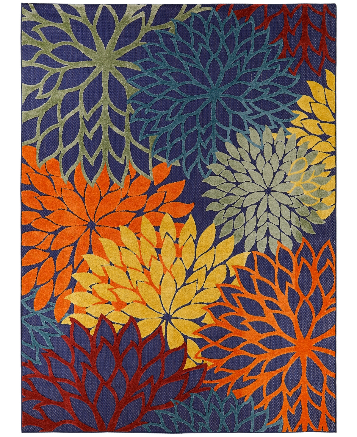 Click here for Nourison Home Aloha ALH05 710x106 Area Rug - Navy/... prices