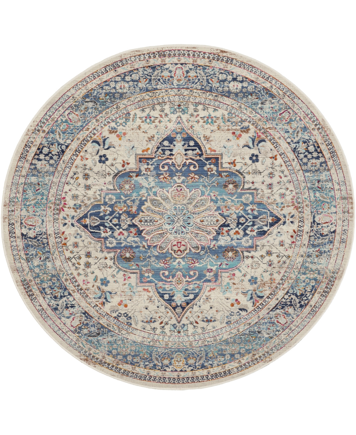 Click here for Nourison Home Vintage Kashan VKA07 6x6 Round Area... prices