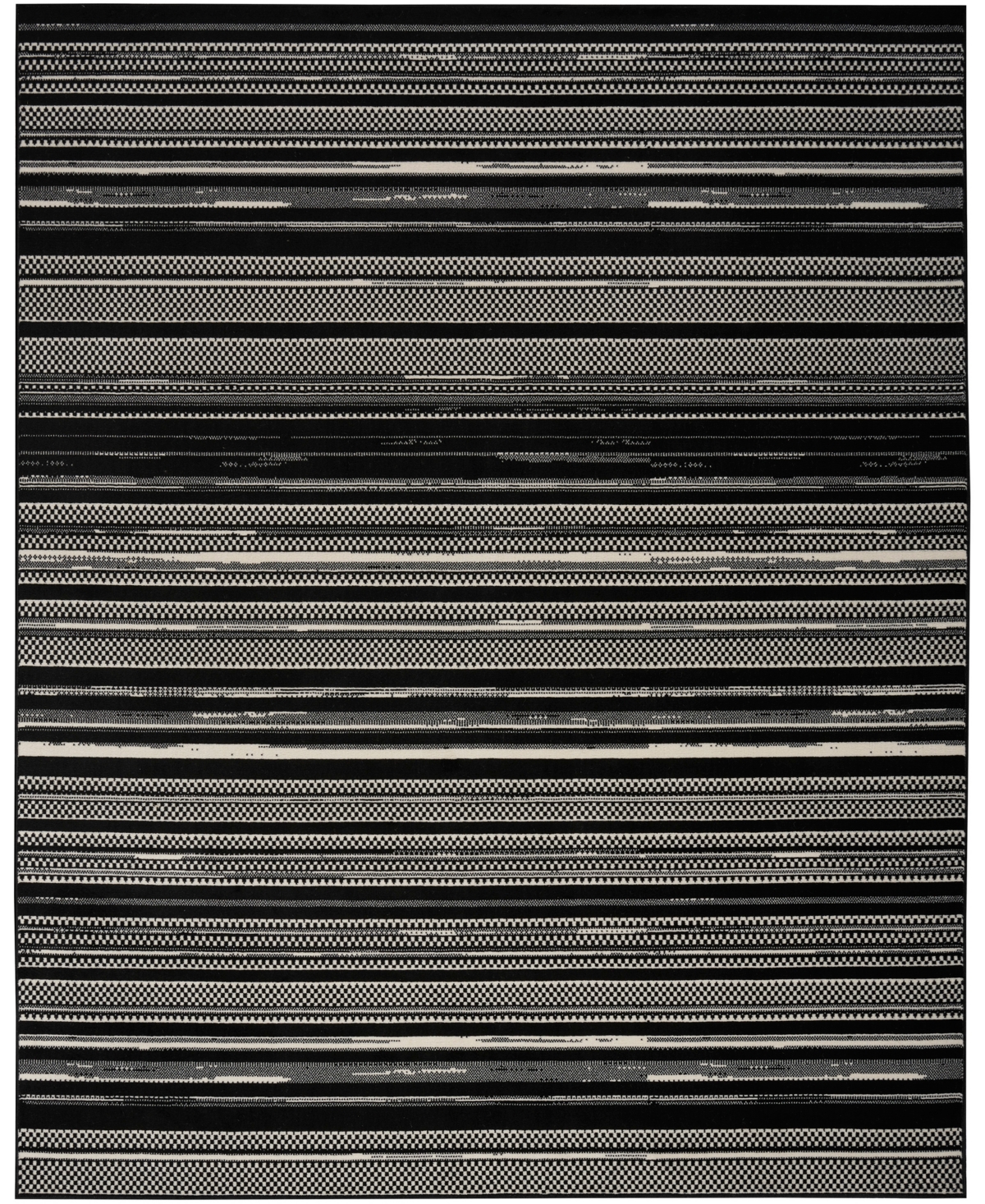 Click here for Nourison Home Grafix GRF41 53x73 Area Rug - Black prices