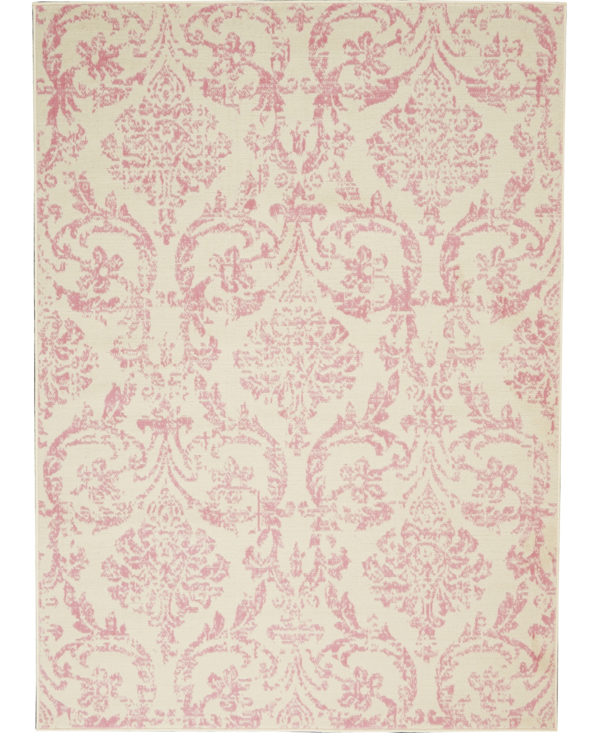 Nourison Home Jubilant JUB09 4x6 Area Rug - Ivory/Pink