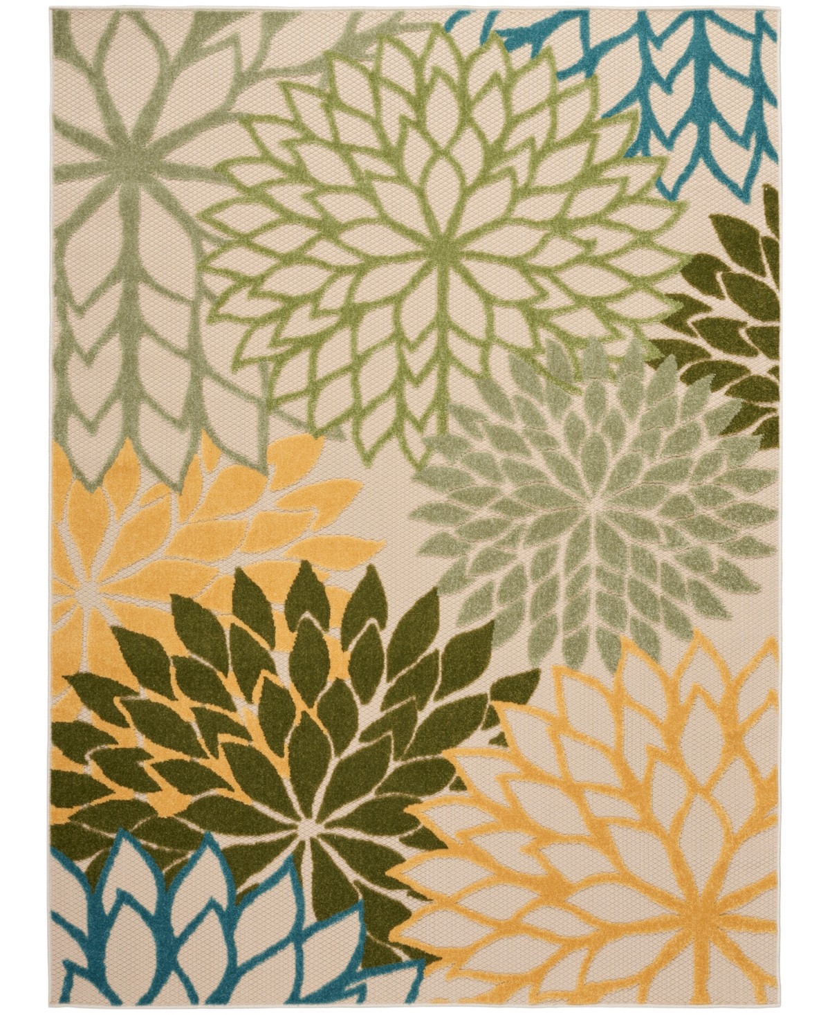 Click here for Nourison Home Aloha ALH05 53x75 Area Rug - Green prices