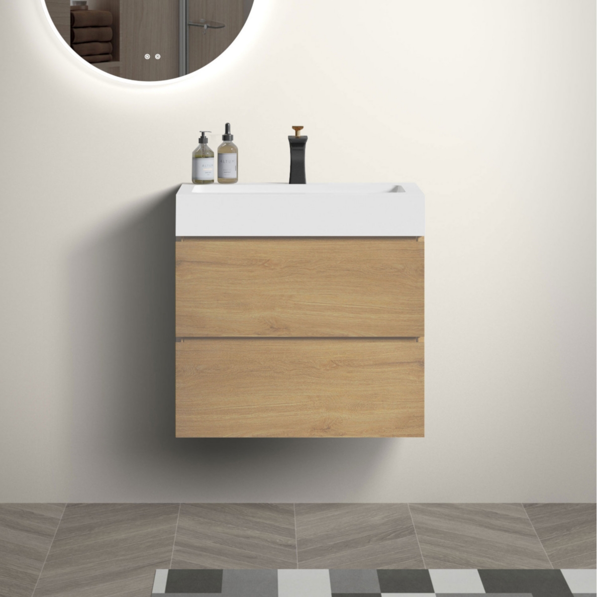 Click here for Streamdale Alice Space-Saving Vanity Modern Style... prices