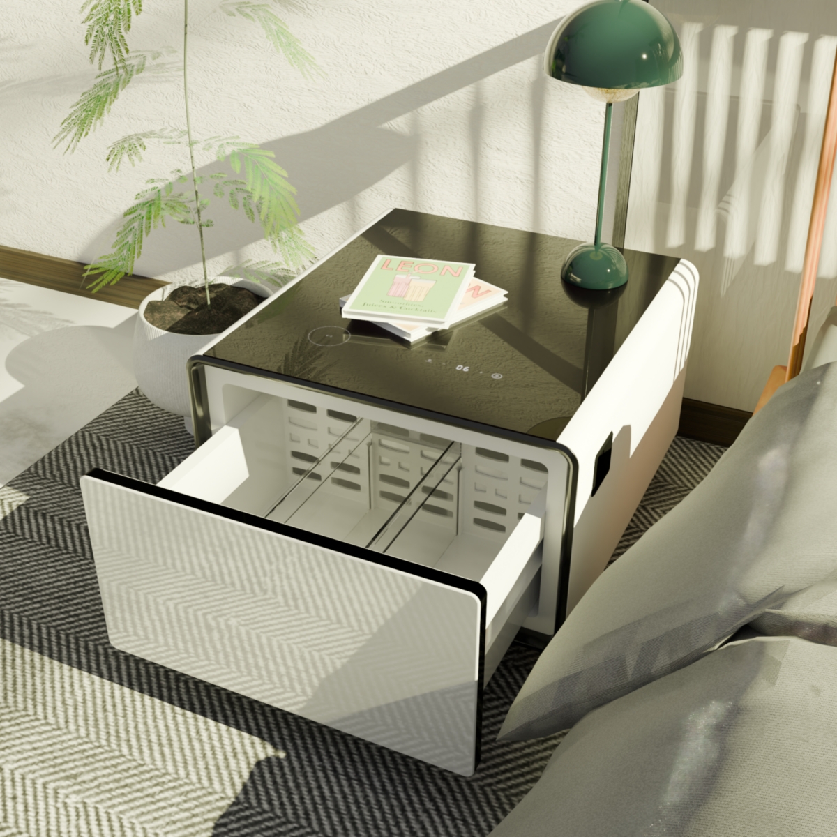 Click here for Streamdale Furniture Modern Smart Side Table with... prices