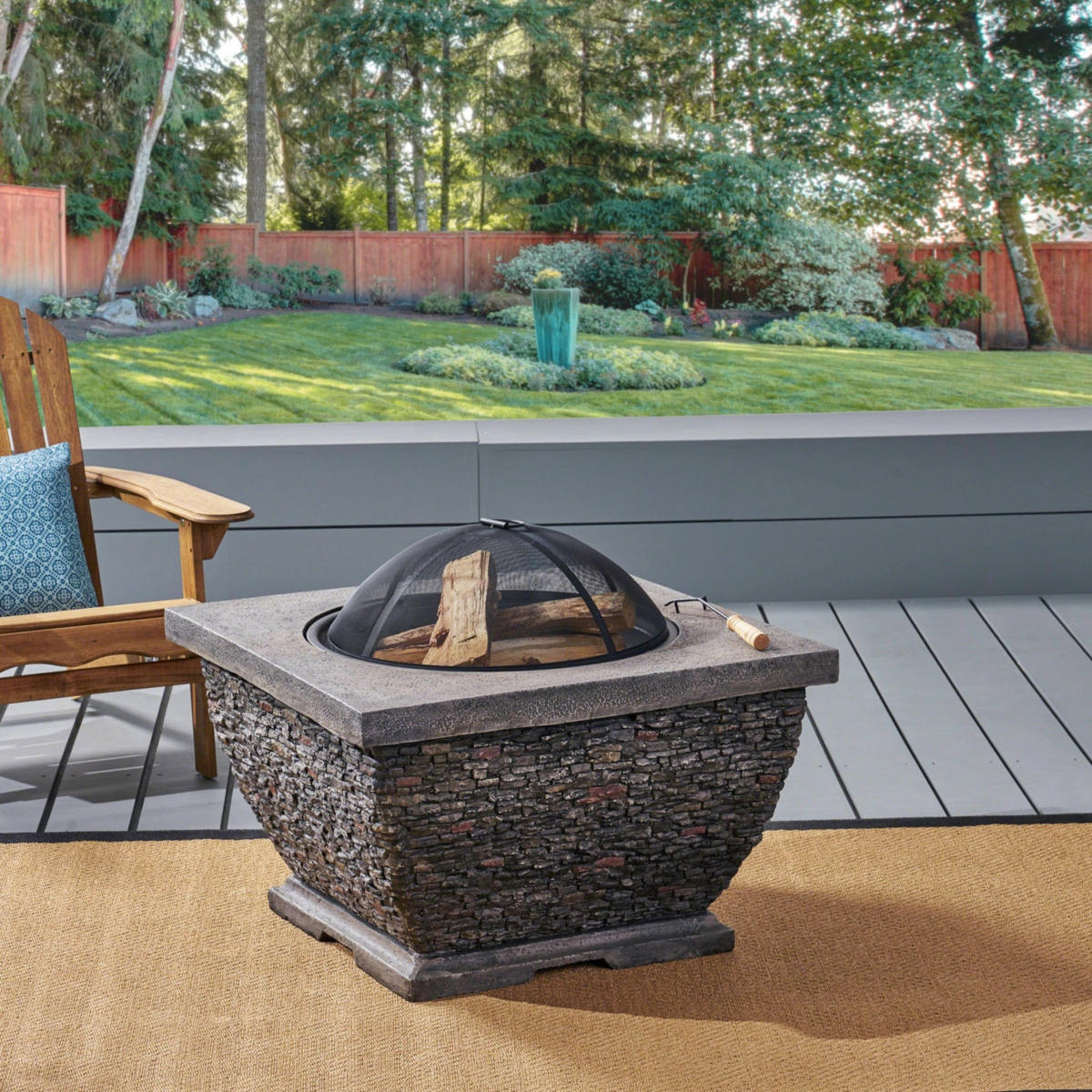 Click here for Streamdale 32" Mgo Light-Weight Concrete Wood... prices