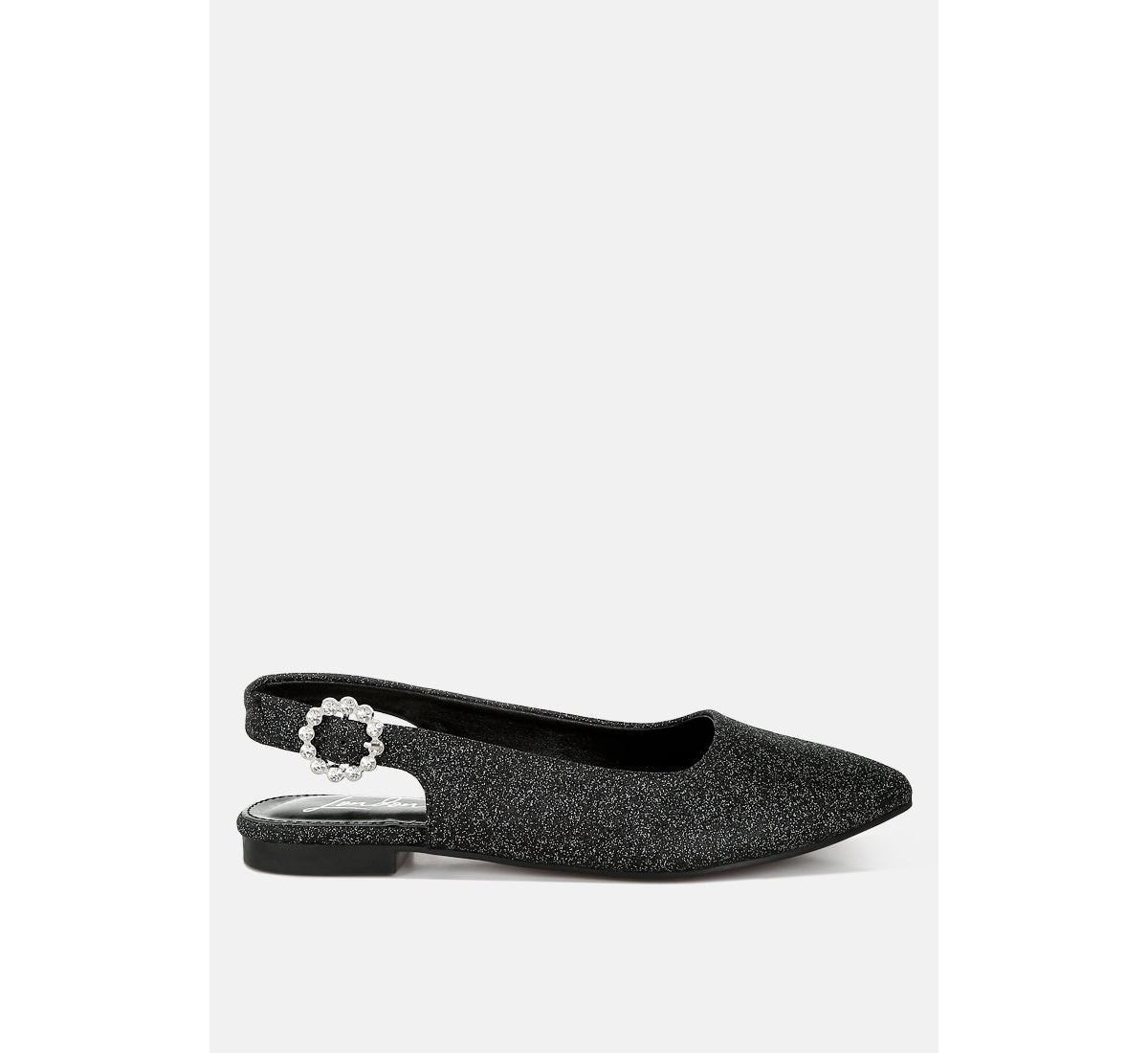 Click here for Giora Glitter Slingback Flat Womens Sandals Women... prices