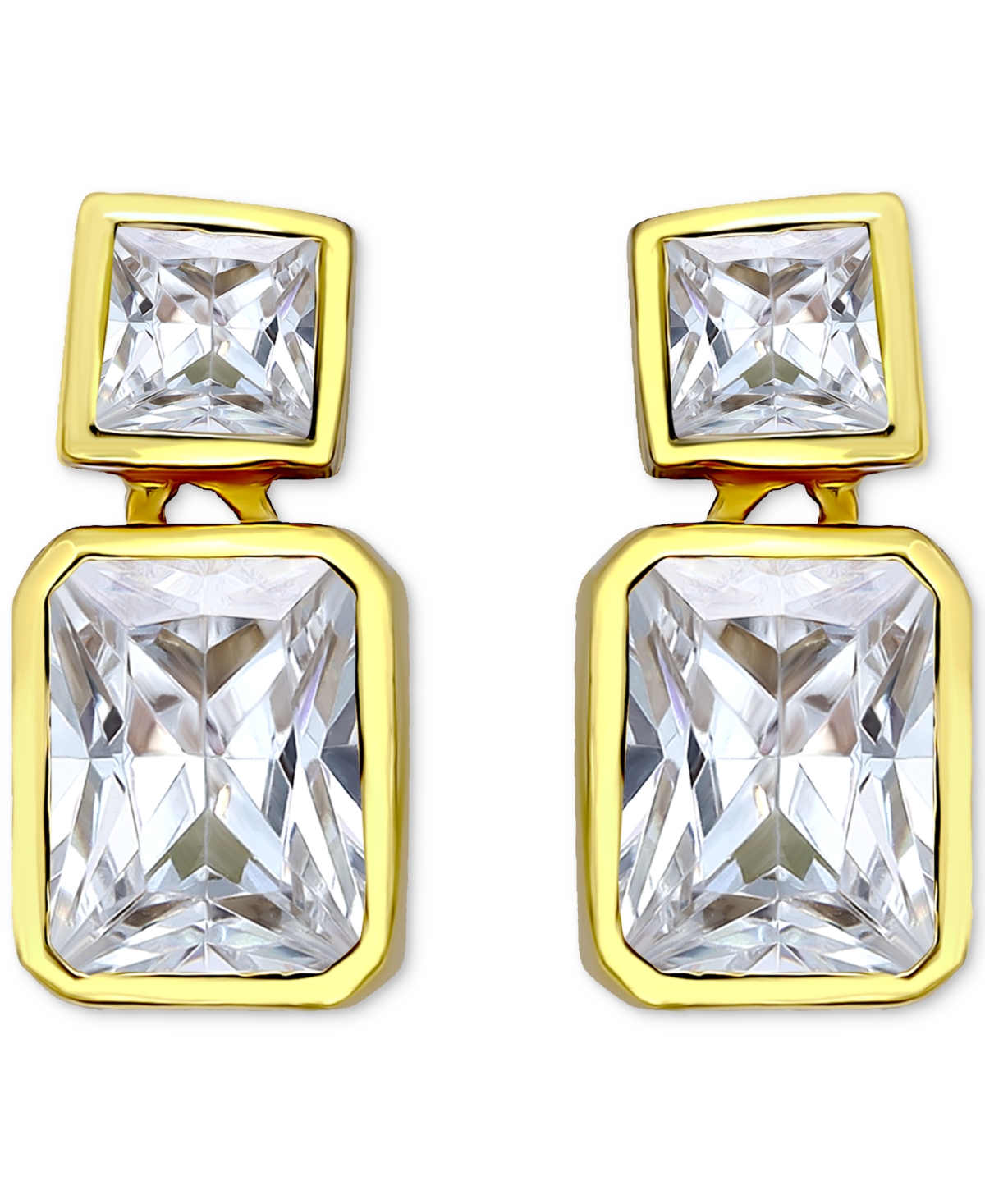 Click here for Giani Bernini Cubic Zirconia Octagon & Square Drop... prices