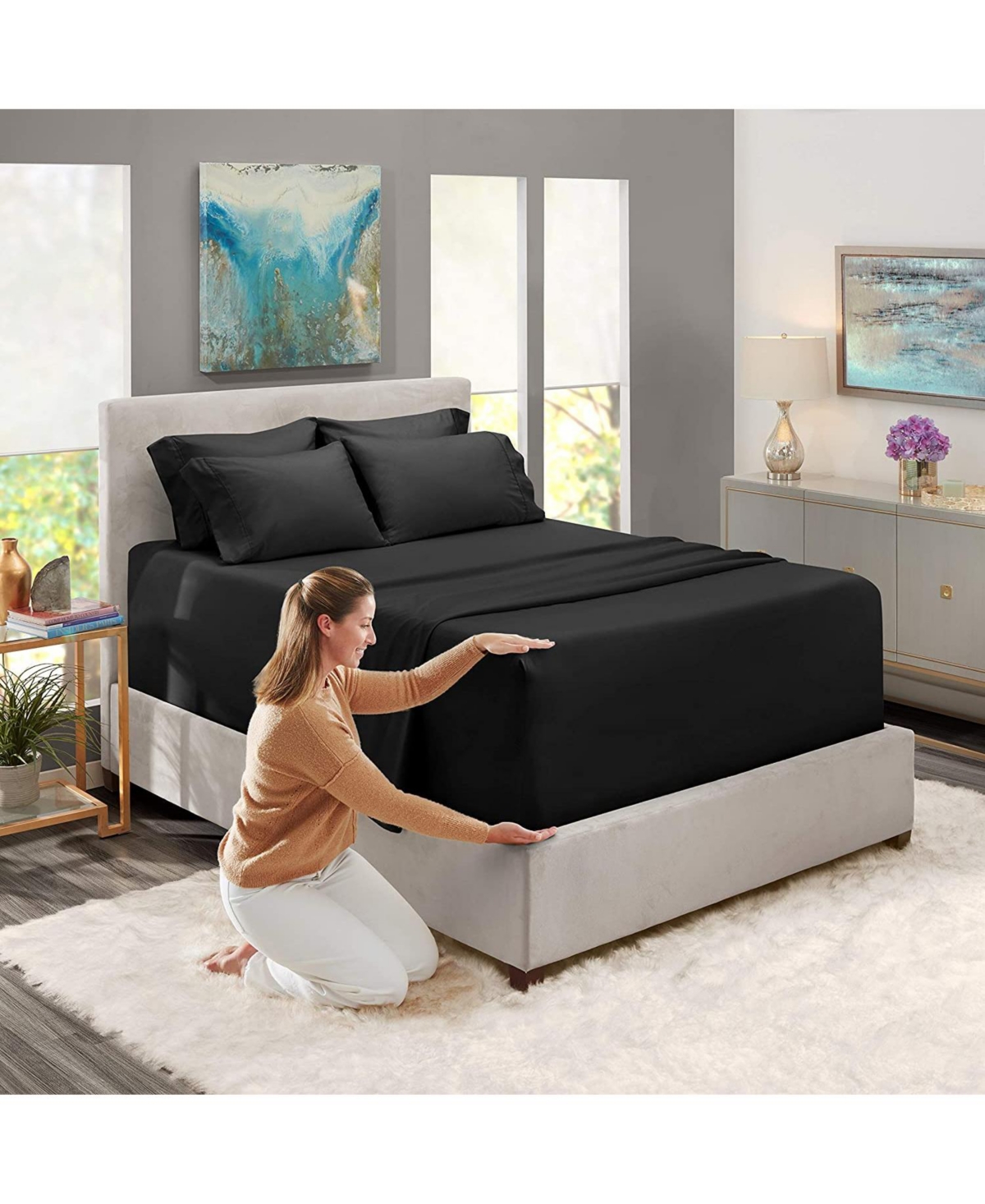 Click here for Ultra Soft Extra Deep Pocket 6 Piece Sheet Sets -... prices