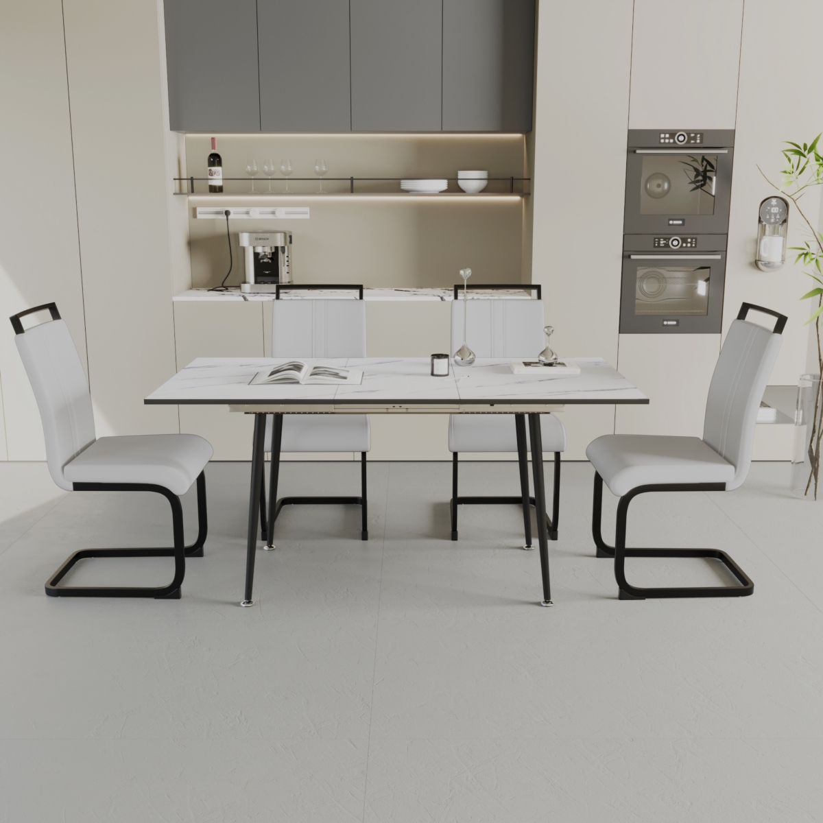 Click here for Streamdale Furniture An expandable dining table se... prices