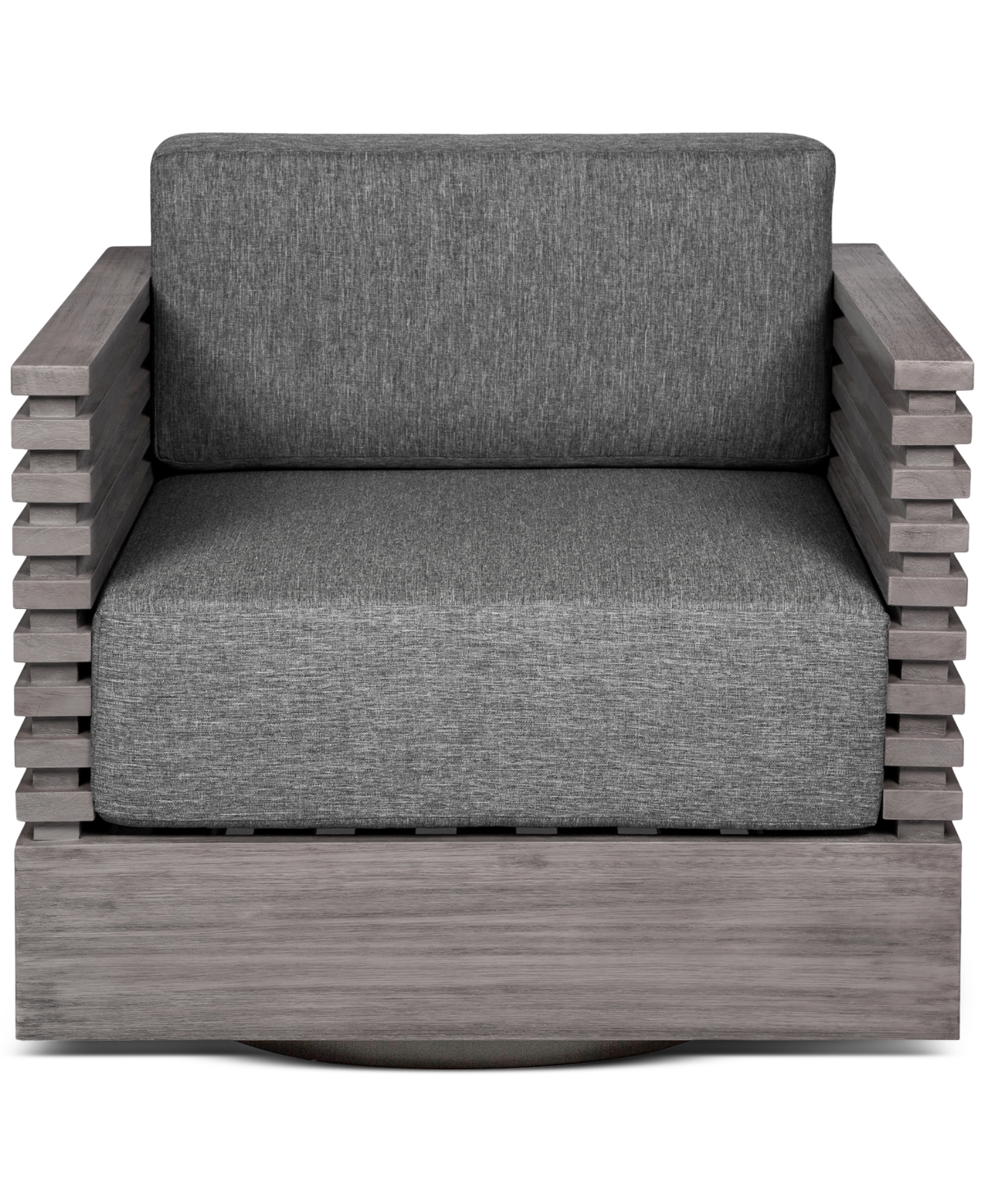 Click here for Vivid Outdoor Swivel Club Chair - Gray prices
