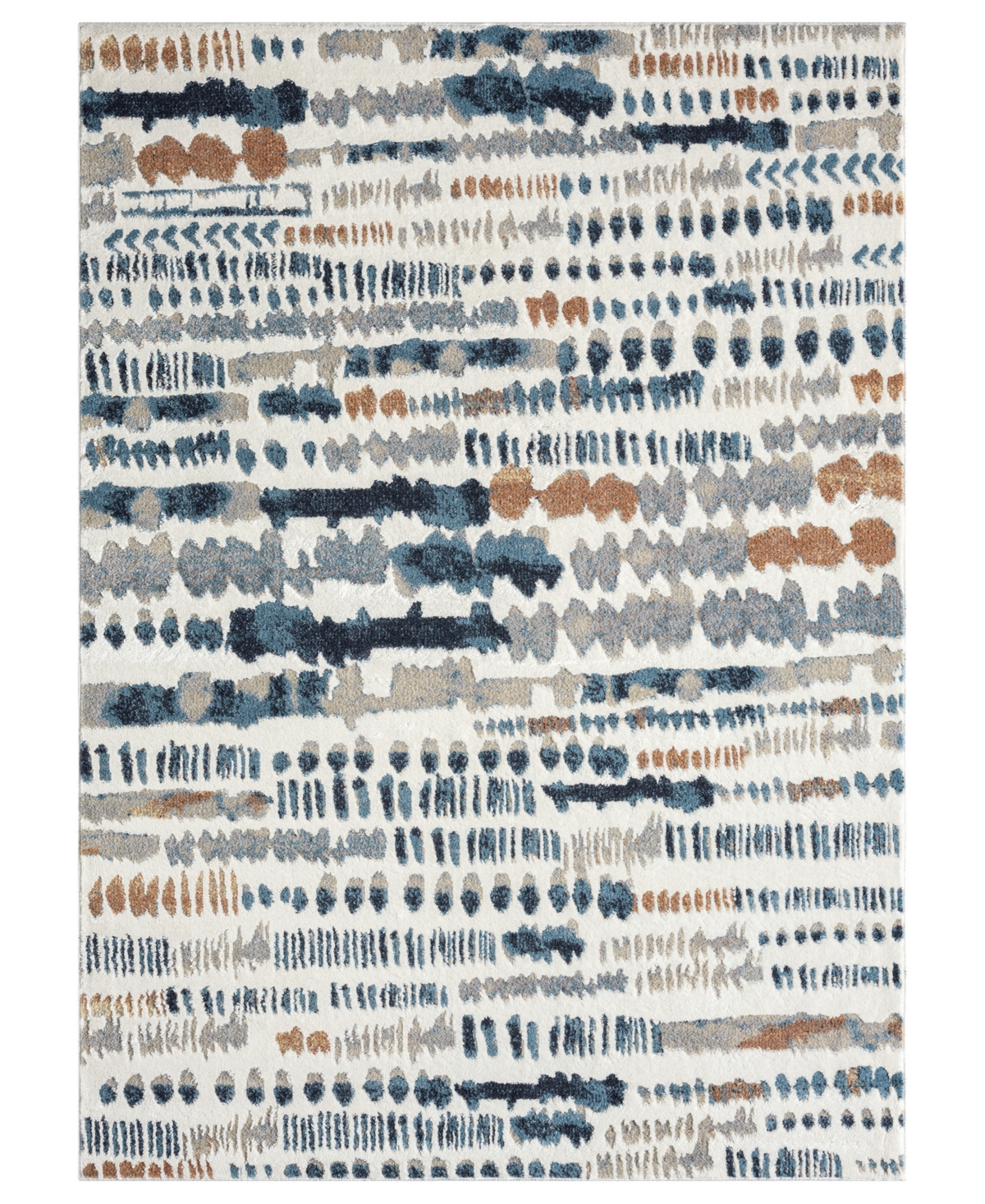 Click here for Lr Home Willa Vis-645 53x7 Area Rug - Blue/ Gray prices