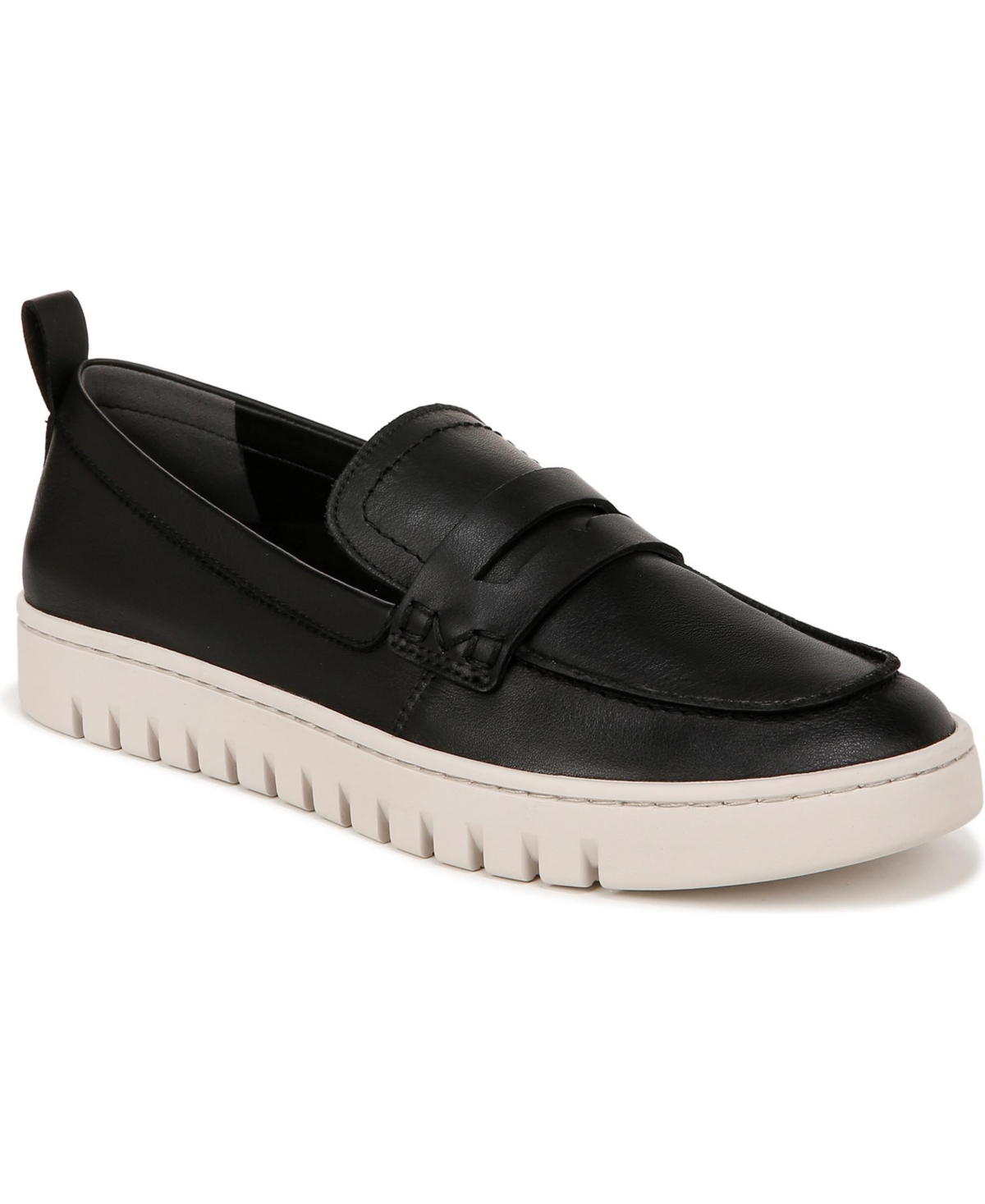 Vionic Womens Uptown Loafers - Black leather