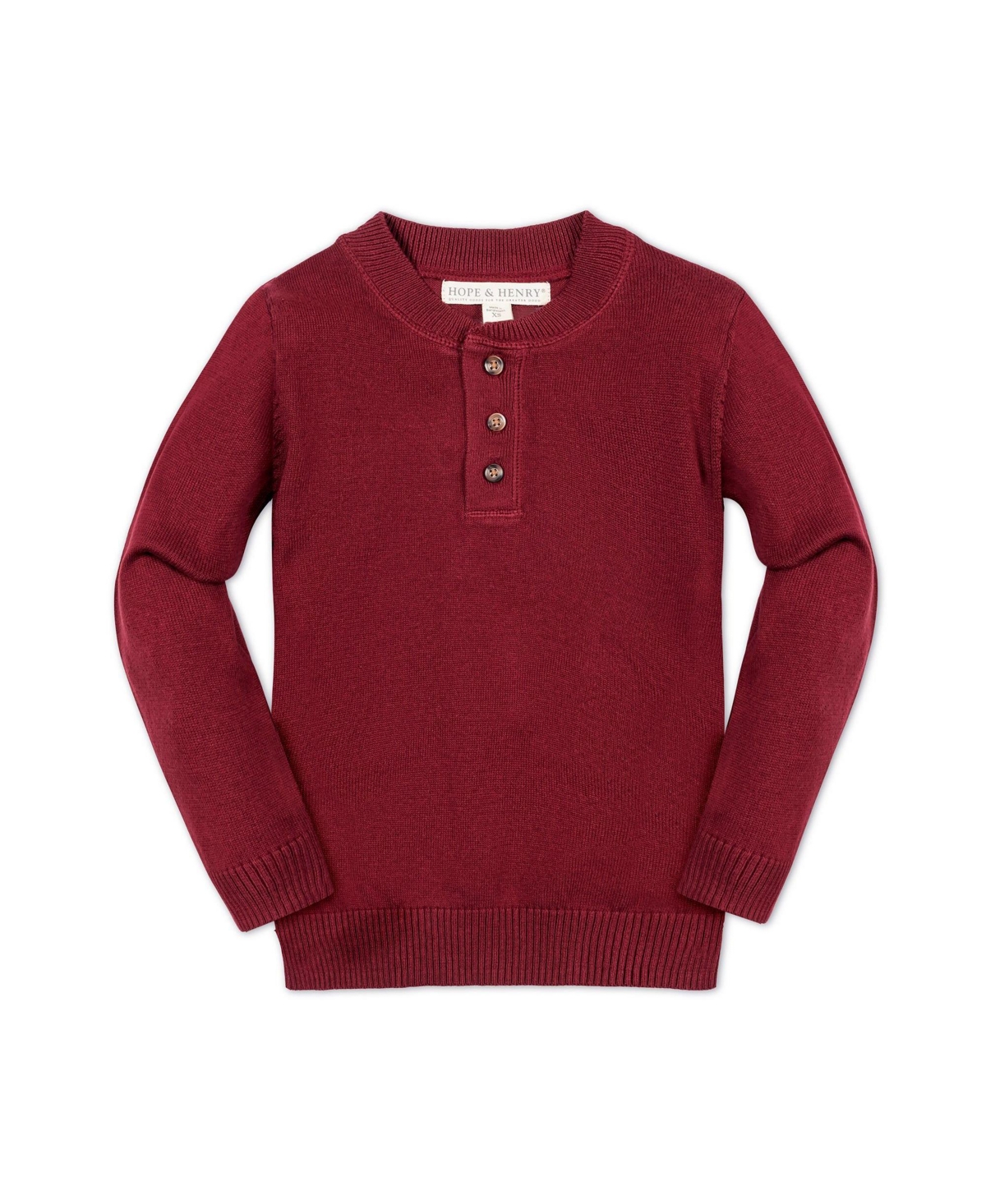 Click here for Hope & Henry Baby Boys Long Sleeve Henley Pullover... prices