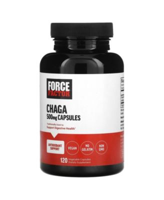 Force Factor Chaga 500 mg - 120 Vegetable Capsules - Macy's