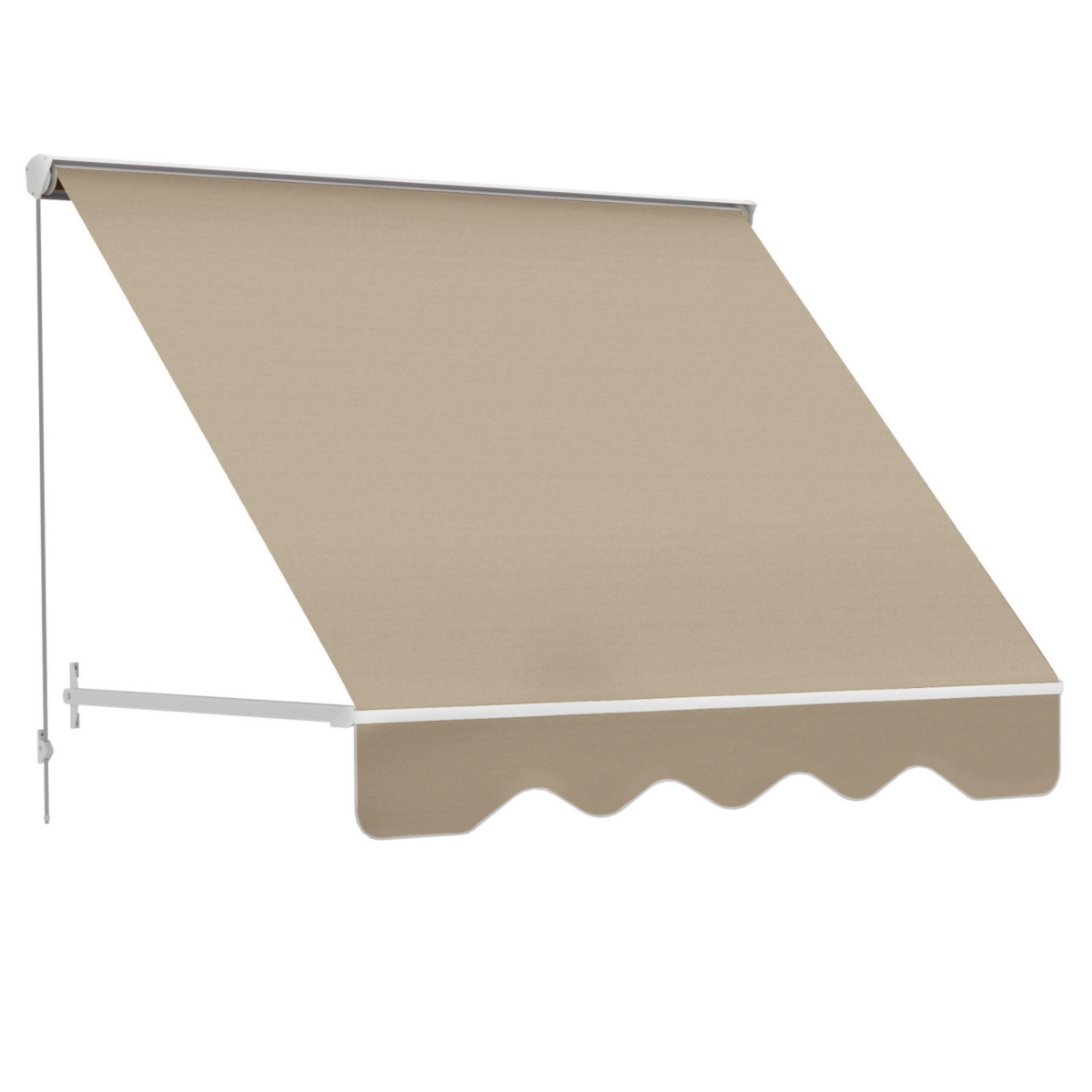Click here for 6 Drop Arm Manual Retractable Window Awning Sun Sh... prices