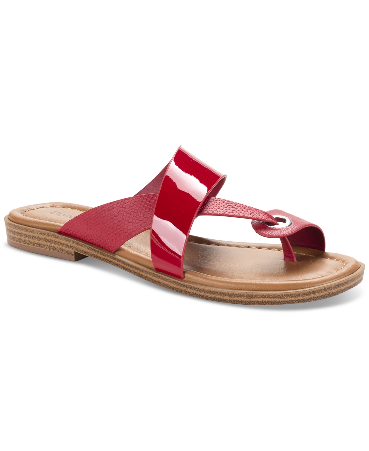 Click here for Style & Co Womens Satinne Toe-Ring Thong Sandals... prices