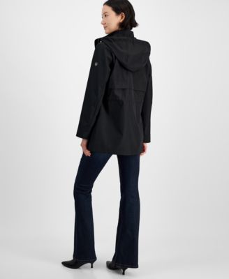 Michael kors petite hooded coat store