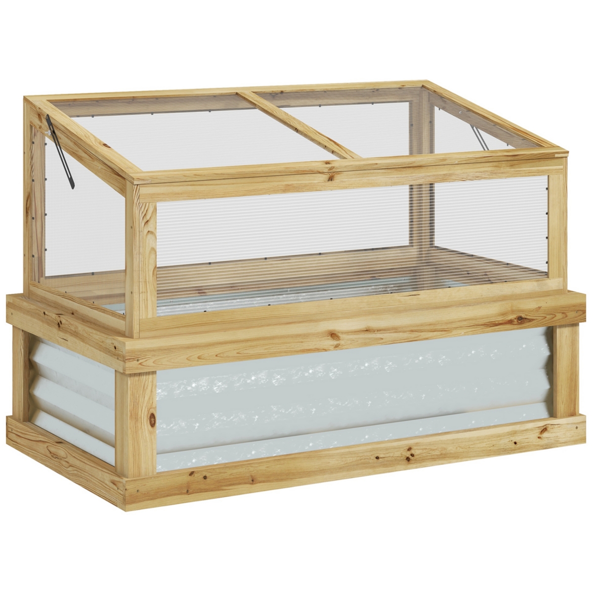 Click here for Raised Garden Bed with Polycarbonate Greenhouse  L... prices