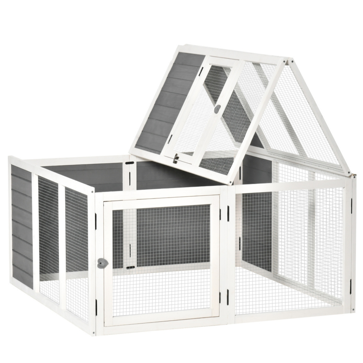 Click here for Rabbit Hutch  Wooden Outdoor Bunny Cage with an Op... prices