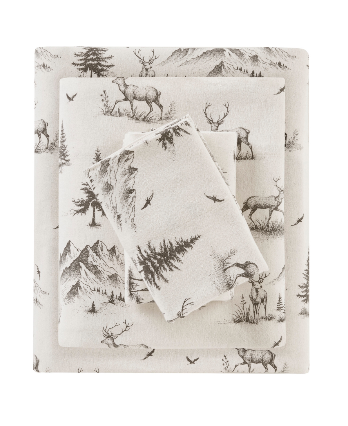Click here for Woolrich Printed Flannel 4-Pc. Sheet Set  Full - G... prices