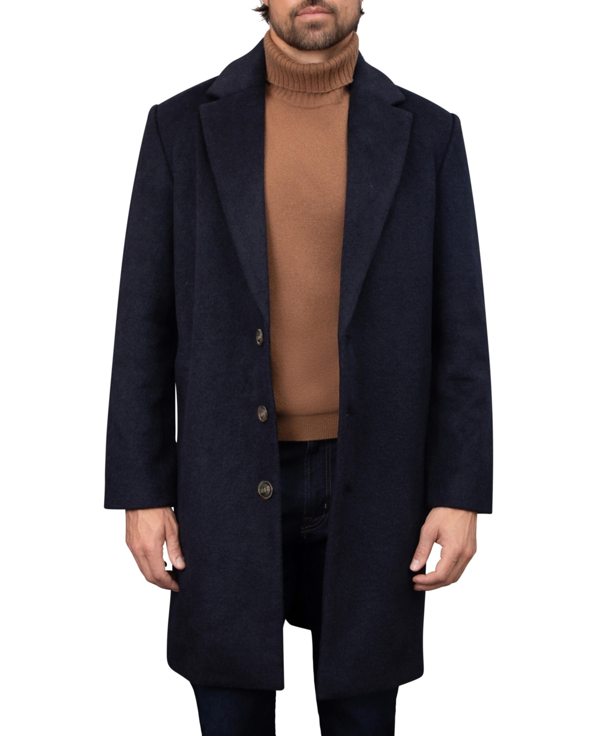 Click here for Bagatelle Homme Mens Wool Blend Single-Breasted To... prices