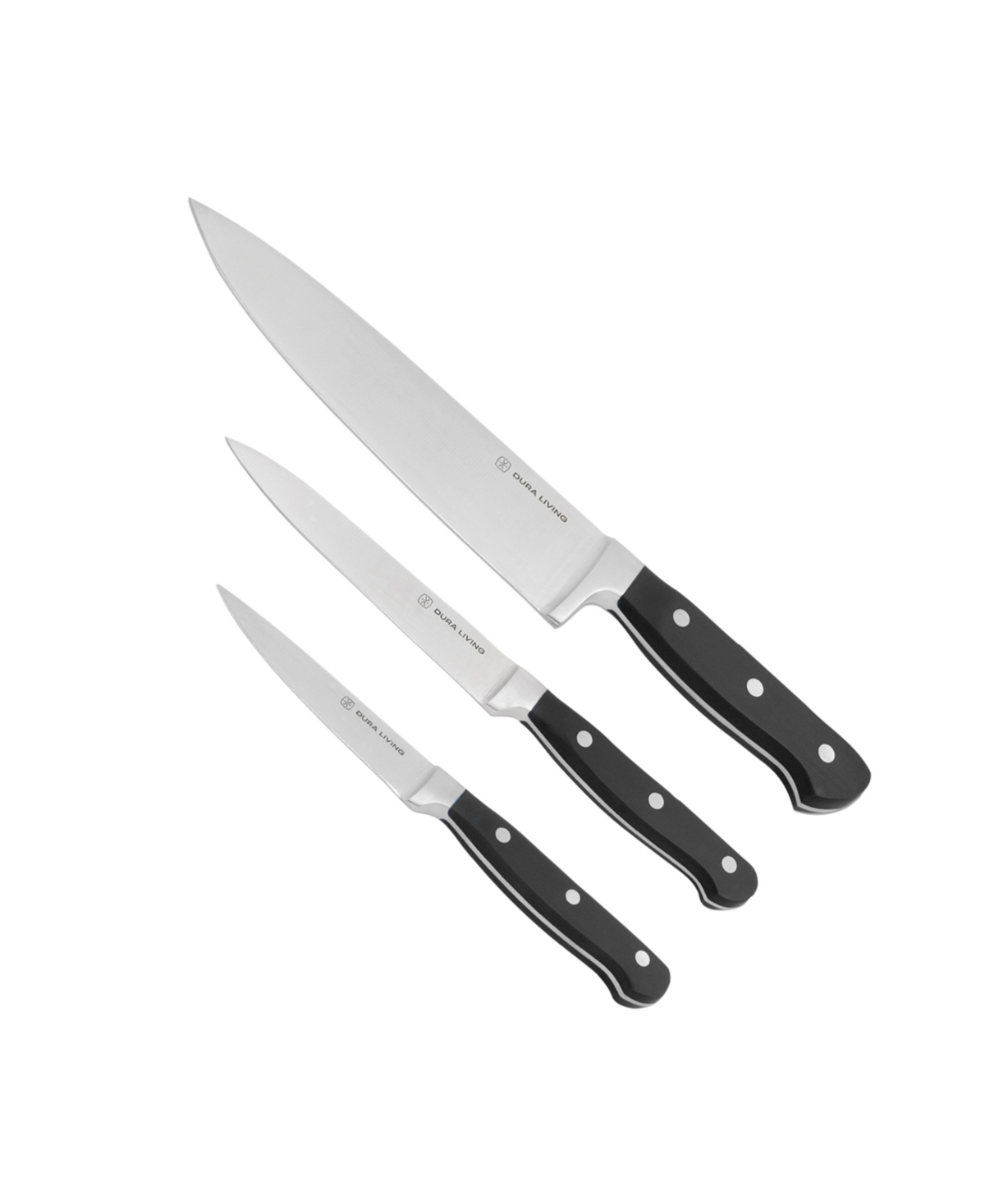 Click here for Dura Living 3-Piece Starter Knife Set - Black prices