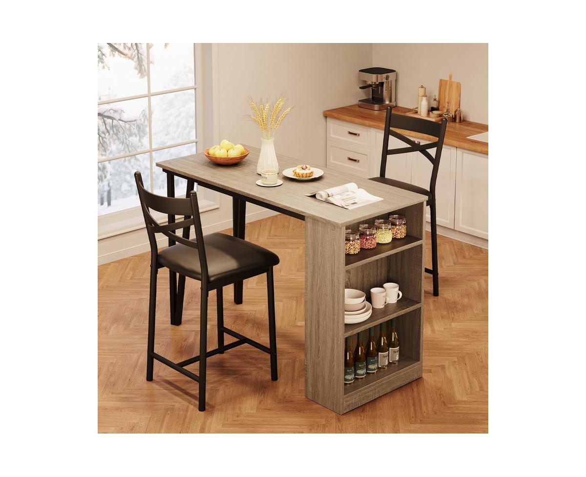 Click here for gaomon 3-Piece 36in Wooden Counter Height Dining T... prices