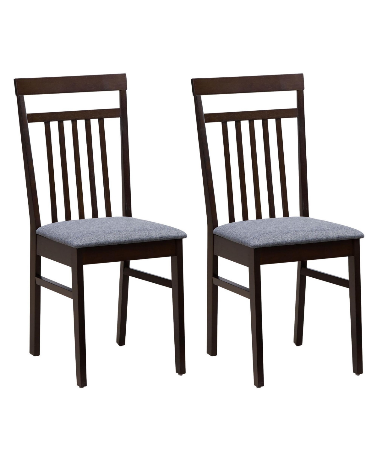 Click here for Gymax Upholstered Dining Chair Set of 2 Kitchen Ar... prices