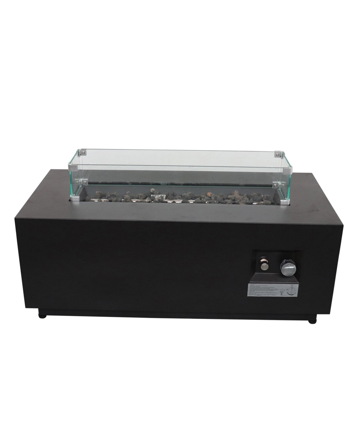 Click here for Mondawe 16 H x 42 W Steel Outdoor Fire Pit Table w... prices