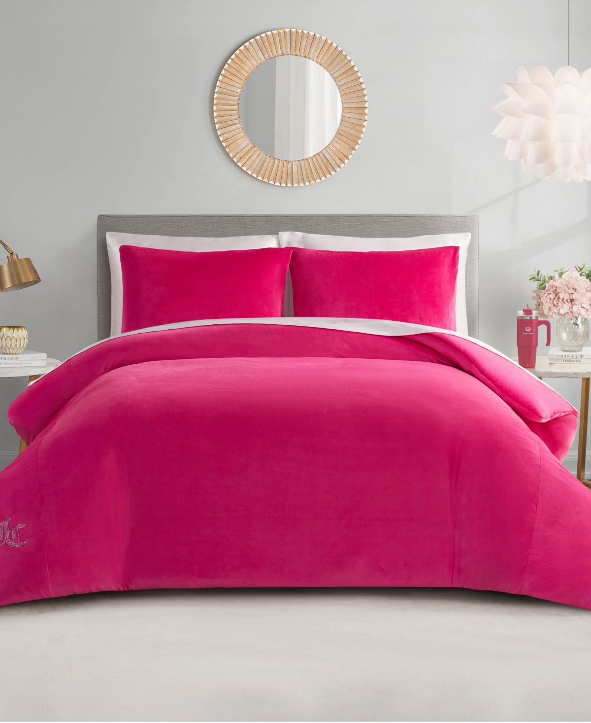 Click here for Juicy Couture Velour 3-Pc. Comforter Set  Full/Que... prices