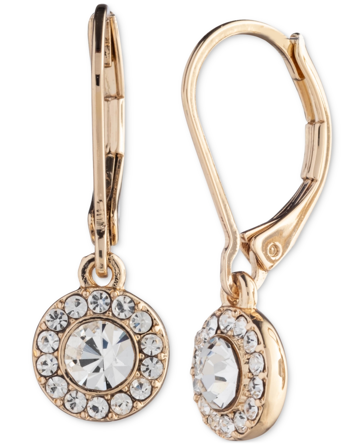 Click here for Lauren Ralph Lauren Gold-Tone Crystal Halo Leverba... prices