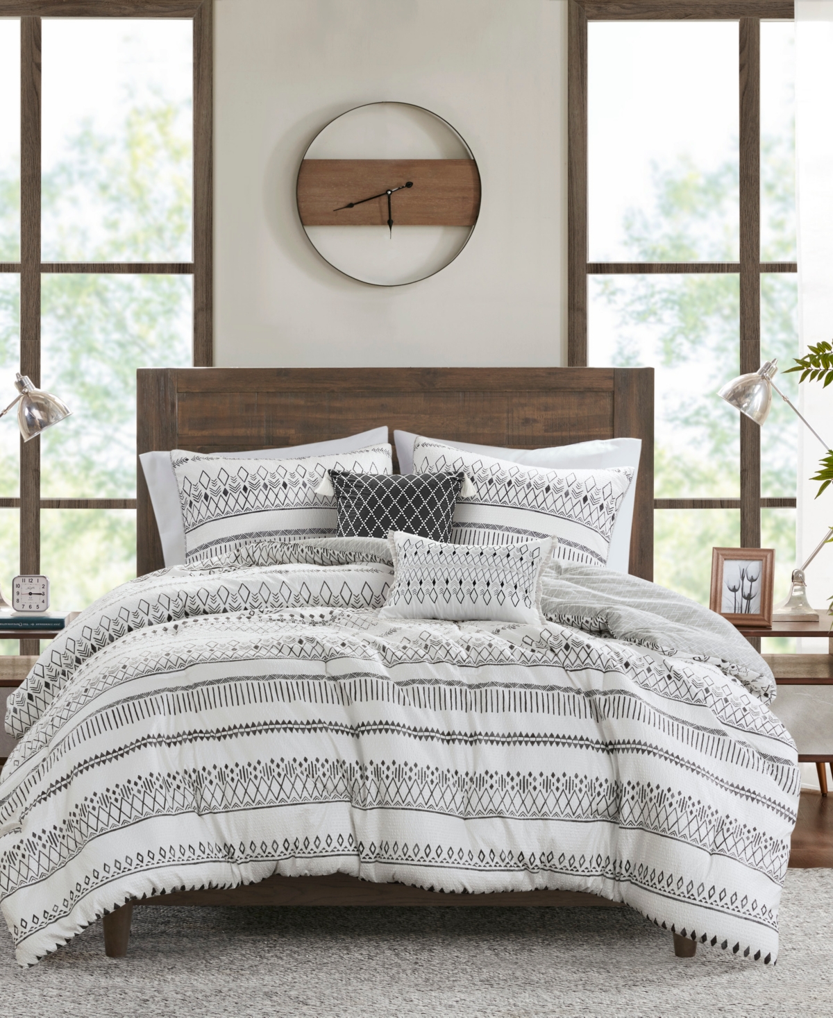 Click here for Madison Park Fraser Seersucker 5-Pc. Comforter Set... prices
