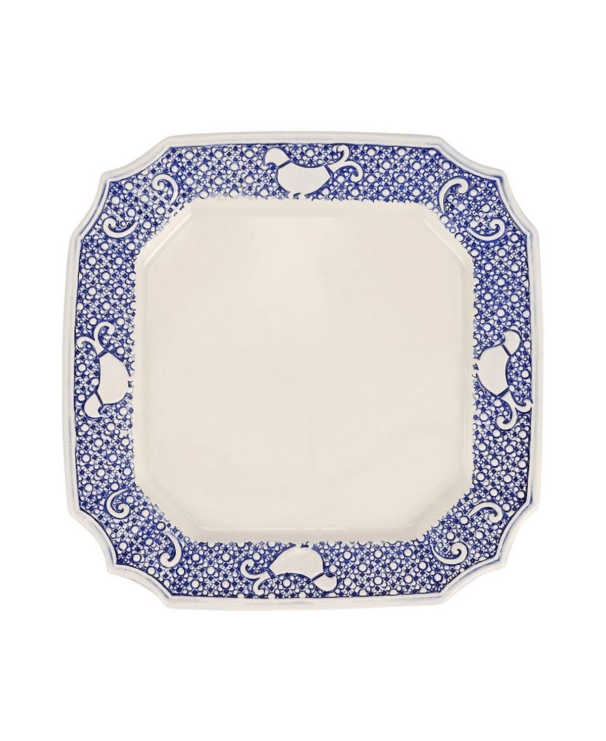 Vietri Uccello Blu Dinner Plate