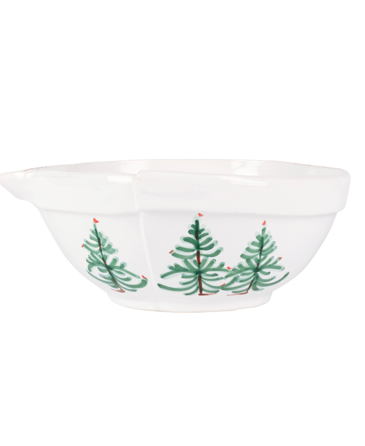 Click here for Vietri Lastra Holiday Medium Mixing Bowl - Green prices