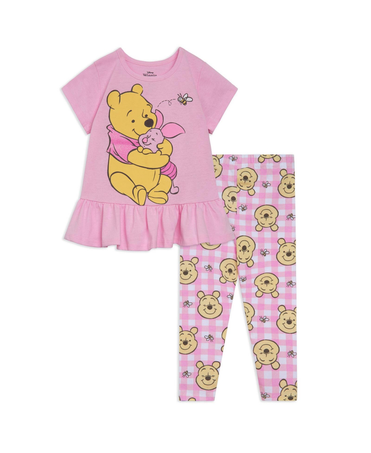Click here for Winnie the Pooh Baby Girls Peplum T-Shirt and Legg... prices