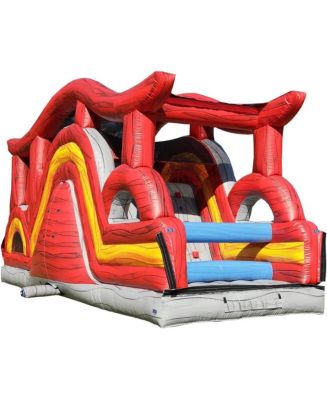 JumpOrange Shadow Obstacle Course Bounce House Inflatable for Kids and ...