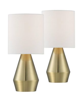 360 Lighting Marty Modern Accent Table Lamps 14 3/4" High Set of 2 ...