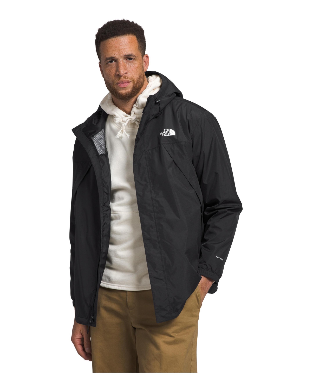 Click here for The North Face Mens Big Antora Jacket - Black/Purp... prices