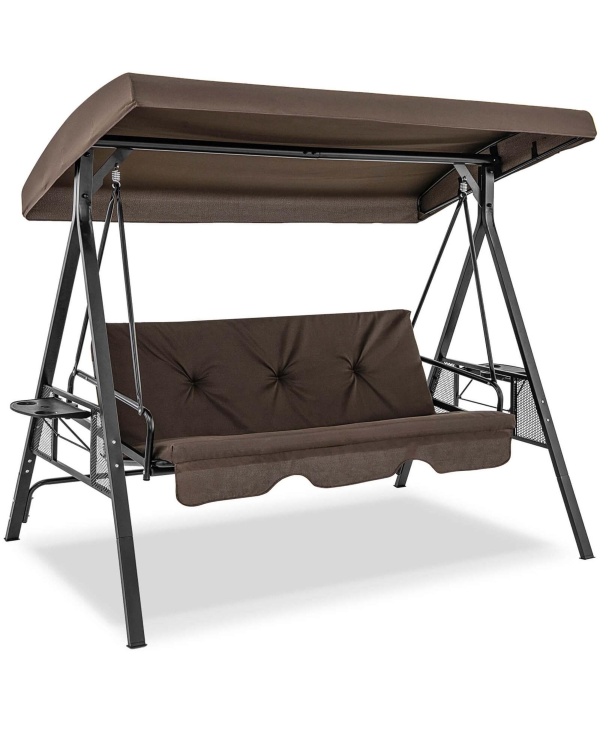 Click here for 3-Seat Patio Porch Swing with Adjustable Canopy So... prices