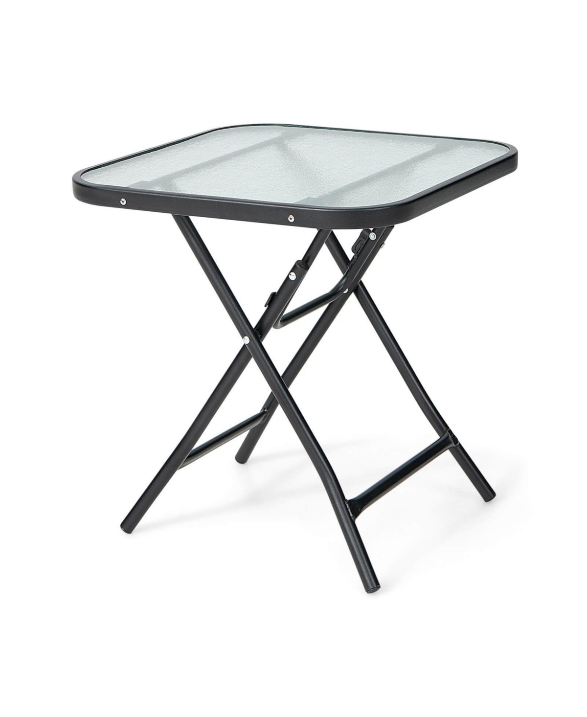 Click here for Sugift 18 Inch Square Patio Bistro Table with Rust... prices