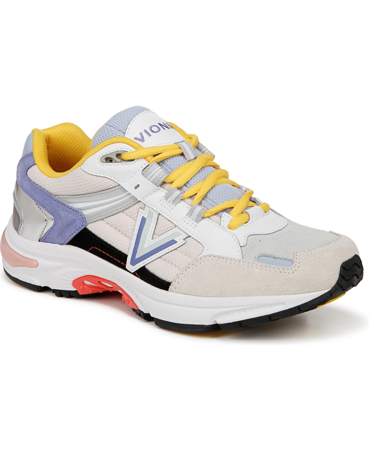 Click here for Vionic Womens 23Walk 2.0 Walking Shoes - Cream lea... prices