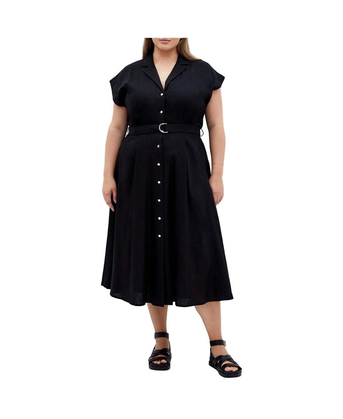 Click here for City Chic Plus Size Liliana Dress - Black prices