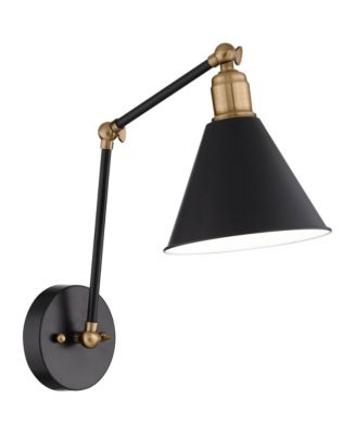 360 Lighting Wray Industrial Adjustable Swing Arm Wall Mounted Lamp ...