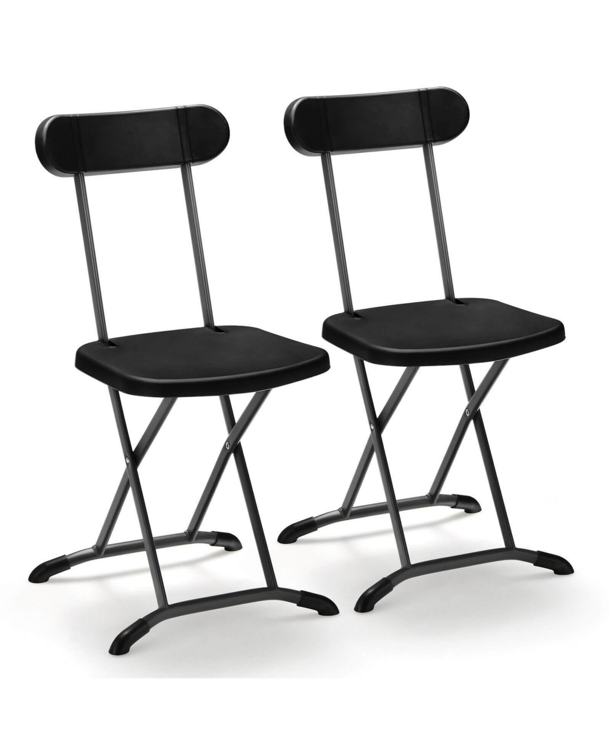 Click here for Sugift 2 Pieces Outdoor Folding Chair Set with Stu... prices