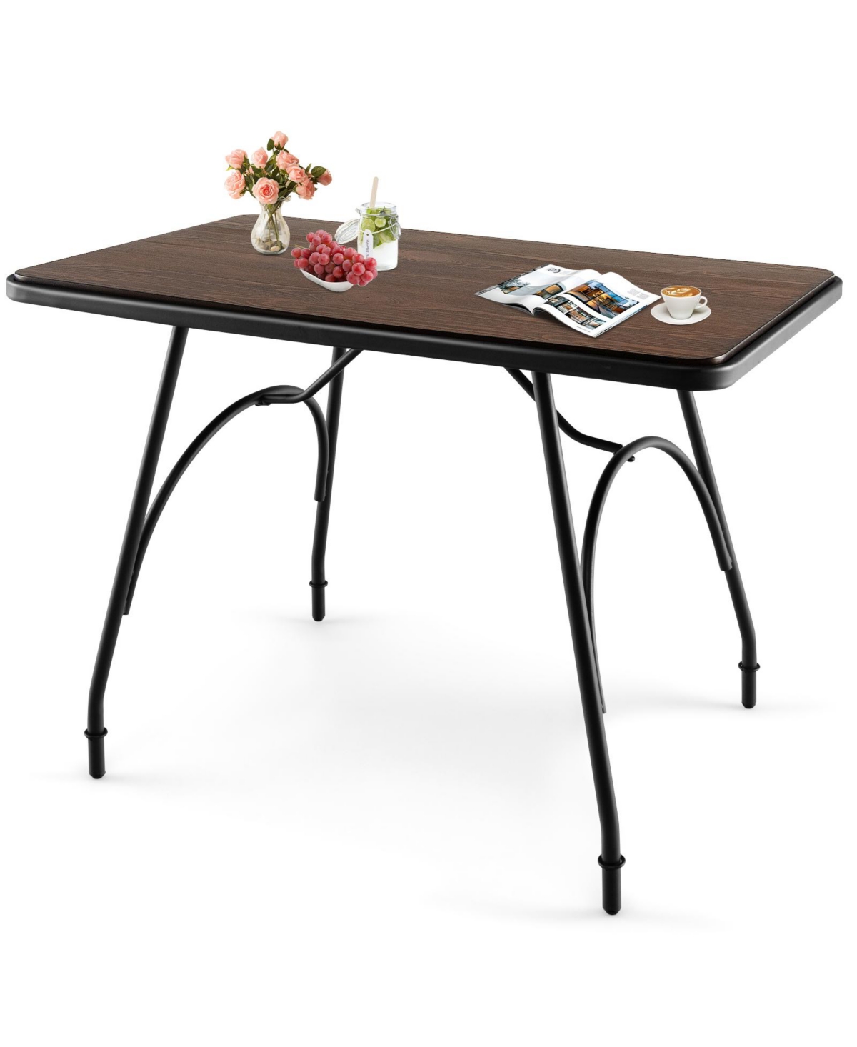 Click here for Sugift 43 x 27.5 Inch Industrial Style Dining Tabl... prices