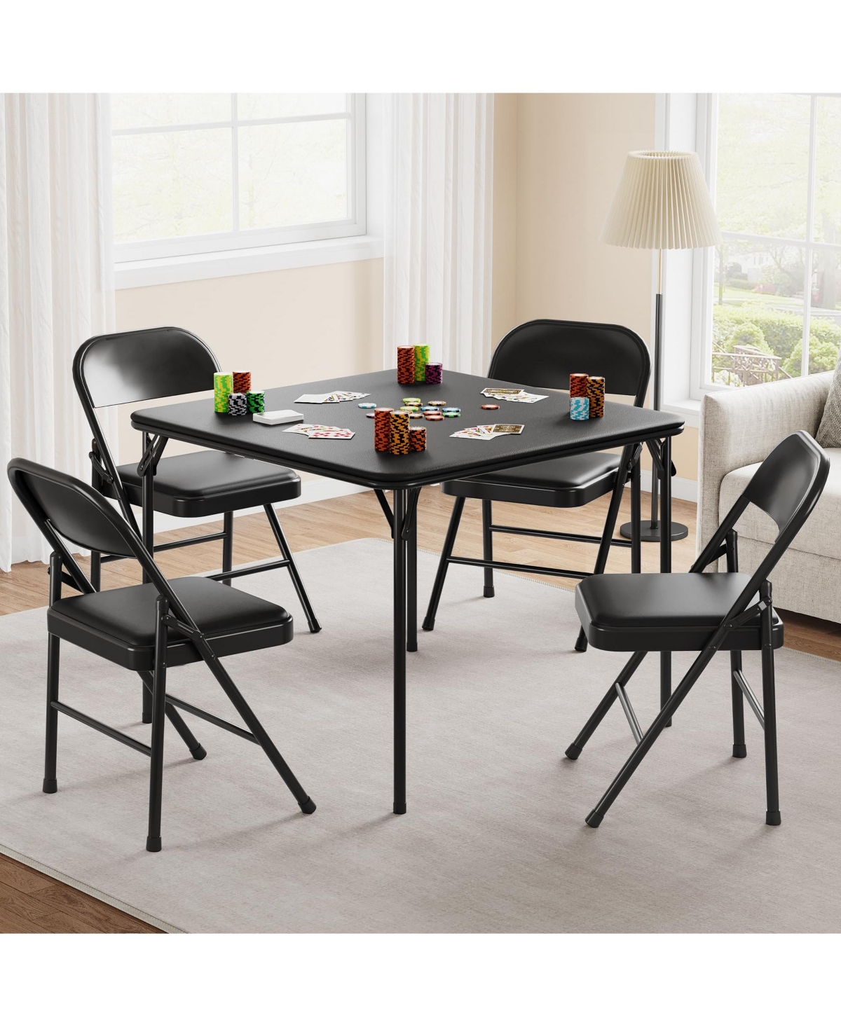 Click here for gaomon Folding Table  33.6 Inch Folding Card Table... prices